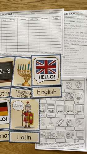 SCHOOL SUBJECTS - Bundle (for ESL/EFL classes) by My Teaching Factory