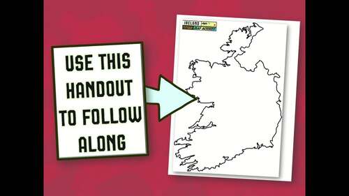 IRELAND Map Activity - Step-by-Step Slides and Handouts | TPT