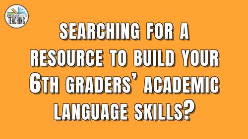 6th Grade Academic Vocabulary: Digital activities to boost academic ...