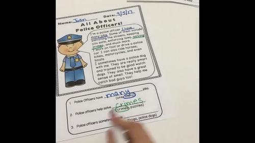 All About Community Helpers: Informational Text by Fabulous Figs