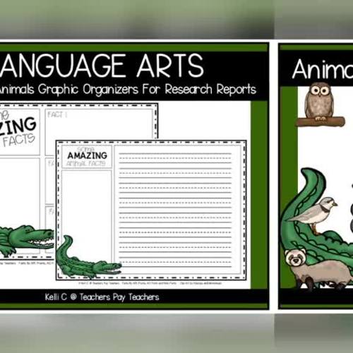 Animal Research Templates for Endangered Animals by Kelli C | TPT