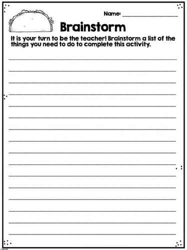 How to Make a Taco Procedural Writing by TCHR Two Point 0 | TPT