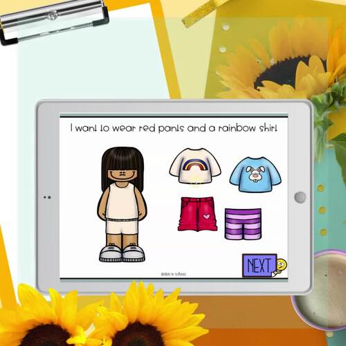 Spring Clothing Adapted Book - Spring early childhood cut and paste ...