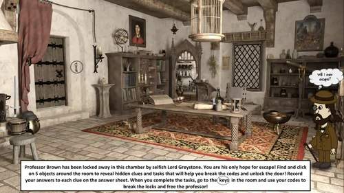 ELA Skills Digital Escape Room | Google Classroom | Distance Learning