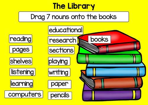 Boom Cards - Noun Activity by Miss Rainbow Education | TPT