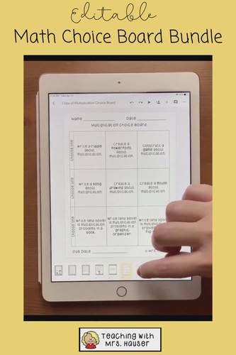 Choice Boards MEGA Bundle | Distance Learning by Mrs Hauser | TpT