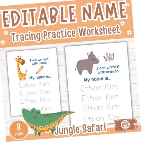 Editable name writing practice,Name tracing editable,Hand writing ...