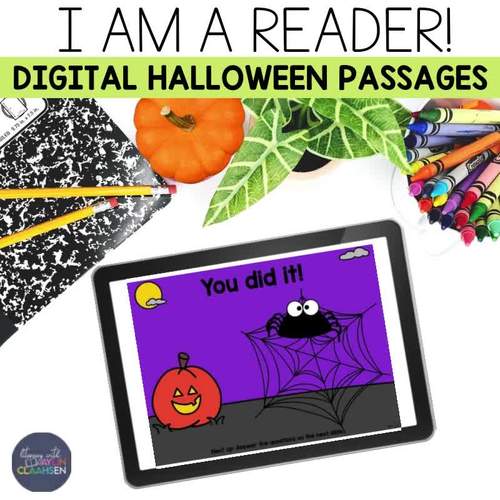Digital Reading Passages: Halloween Edition Mini Pack by Aylin Claahsen