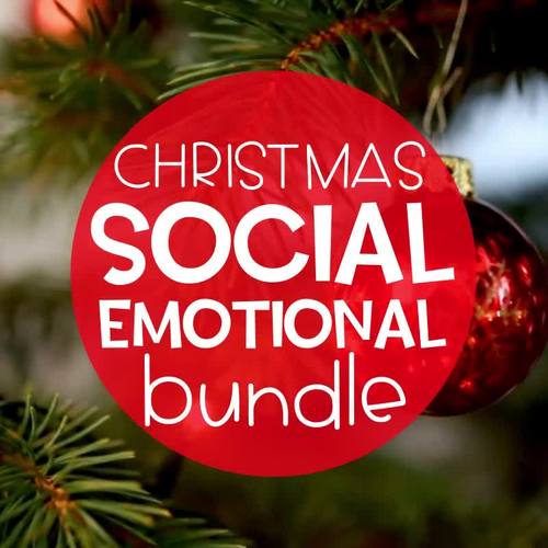 Christmas Winter Xmas FEELINGS SOCIAL SKILLS SEL BUNDLE Digital Print ...