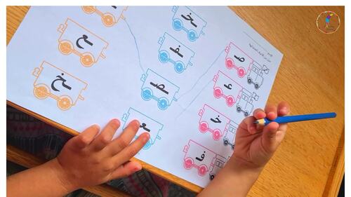 Arabic Alphabet Letter Forms Practice, Letter positions worksheets ...