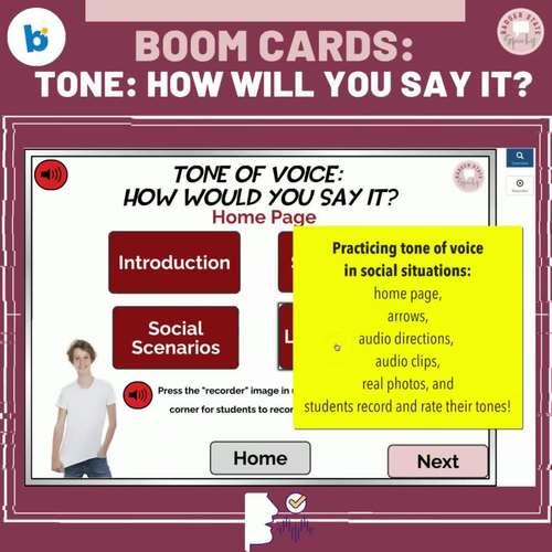 Boom Tone of Voice Examples How Would You Say it? Middle High school