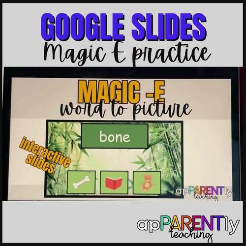 Magic E google slides interactive game by apPARENTly teaching | TPT