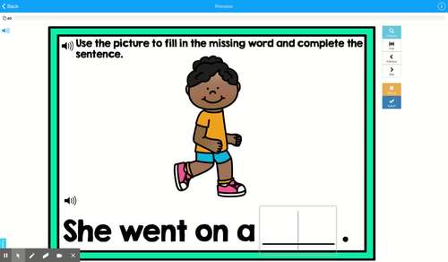 CVC Word Practice Kindergarten Boom Cards by Krafty In Kinder Shop