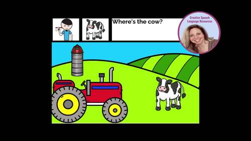 Where’s the Cow? Errorless Where Questions Interactive Speech Therapy