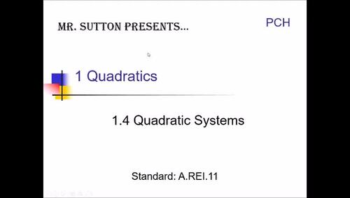 Quadratics Unit (Pre-Calculus Honors) by Mr Sutton Presents | TPT