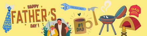 FATHER'S DAY ANIMATED BANNERS | GOOGLE CLASSROOM | GOOGLE HEADERS