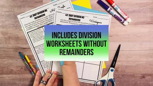 4 NBT 6 Division Word Problems Without Remainders Math Puzzle | TPT