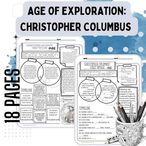 Age of Exploration: Christopher Columbus (Notes, Reading, Activities)