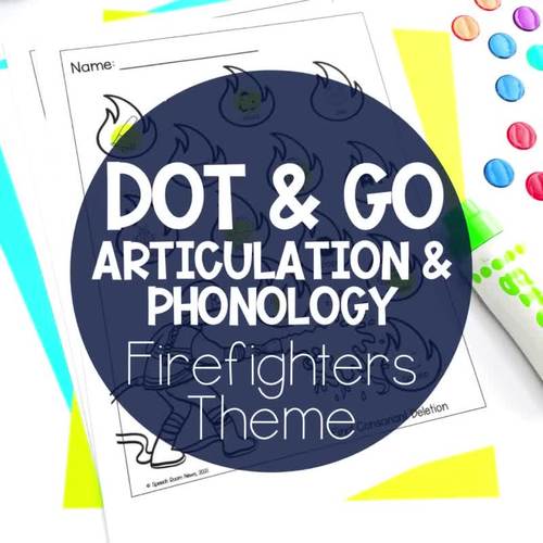 Dot and Go Articulation and Phonology: Firefighter (Print + Digital)