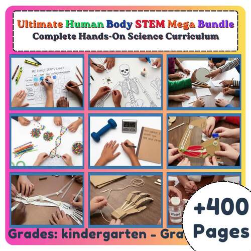 Ultimate Human Body STEM Mega Bundle | Hands-On Human Body Activities ...