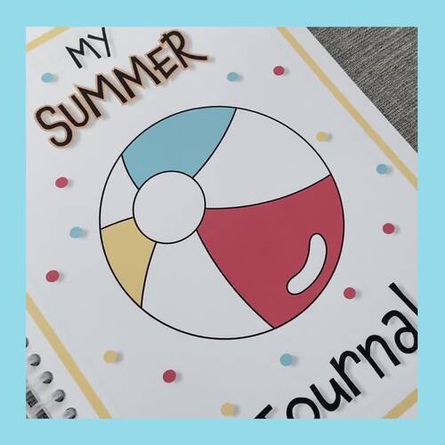 Summer Break Journal Printable by Cozy Bugz | TPT