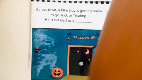 Interactive Halloween Adventure Story Book for Speech Therapy by Anna ...