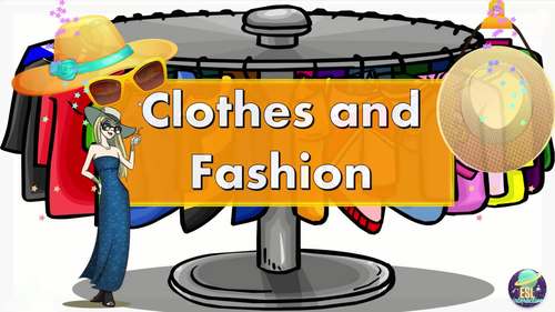 Clothes. ESL/ESOL PowerPoint Lesson for Beginner Level Students.