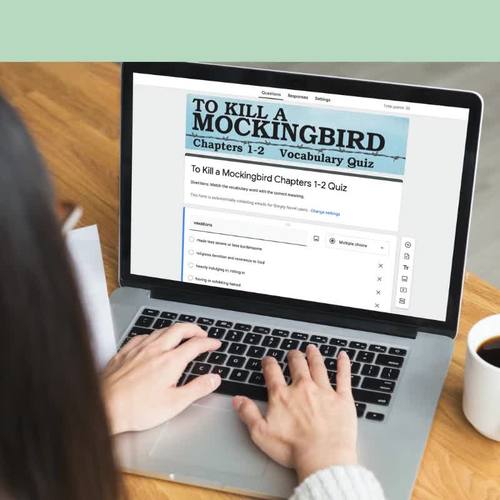To Kill a Mockingbird Vocabulary Unit | 14 Quizzes with Answer Keys