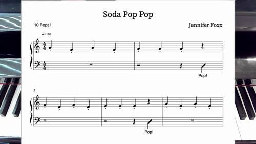 Soda Pop Pop | Pop With Music | Sheet Music | Unlimited Studio License