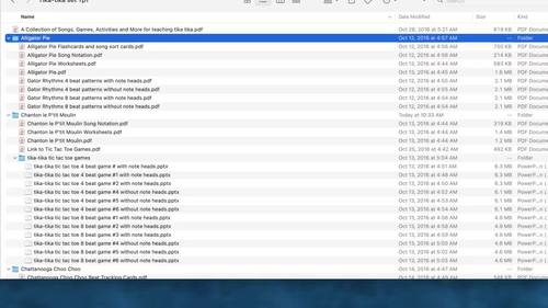 A Collection of Songs, PDFs, and Activities for teaching 16th notes ...