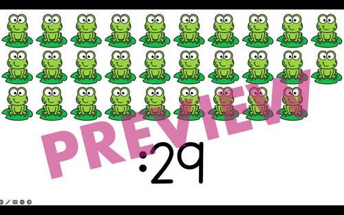 Visual Countdown Timers Slides SPRING Classroom Management by Fishyrobb