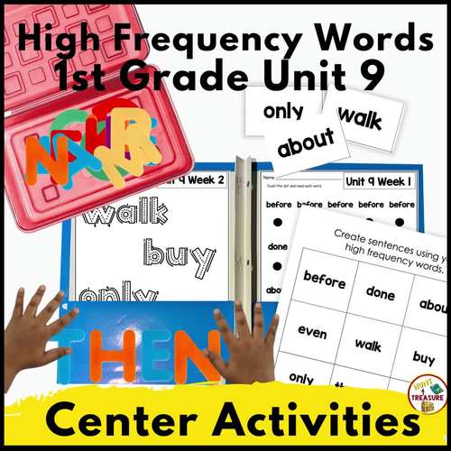 Benchmark Advance High Frequency Word Activities | 1st Grade Unit 9