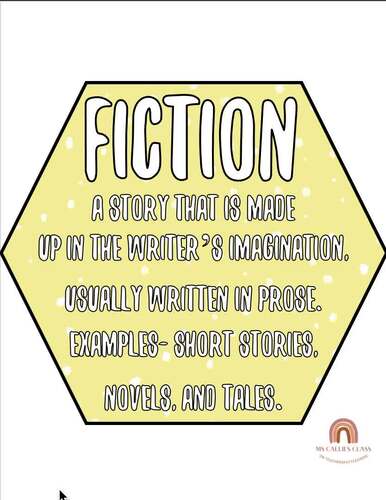 Classroom Library Genre Posters- Upper Grade Level- Pastel Florals ...