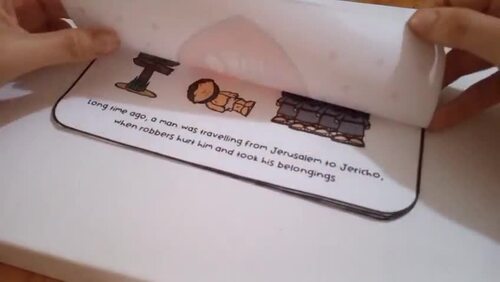 Parable of the good samaritan bible story mini book craft sunday school ...