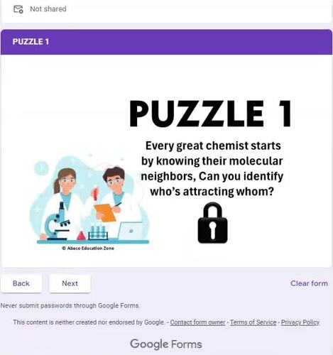 Intermolecular Forces Escape Room | A Chemical Bonding Activity | TPT