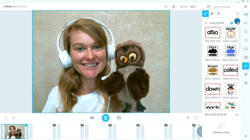 Manycam Digital Objects for VIPKid Level 2 Unit 8: 30 Flashcards and Props