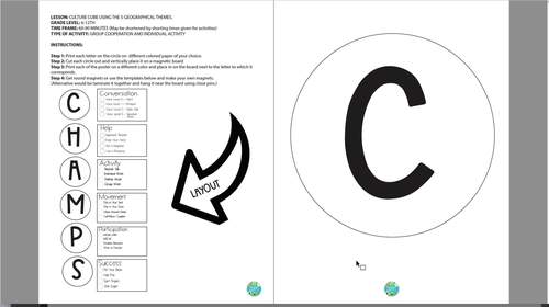 NEW! Champs Poster Set Classroom Management, Printable | TPT