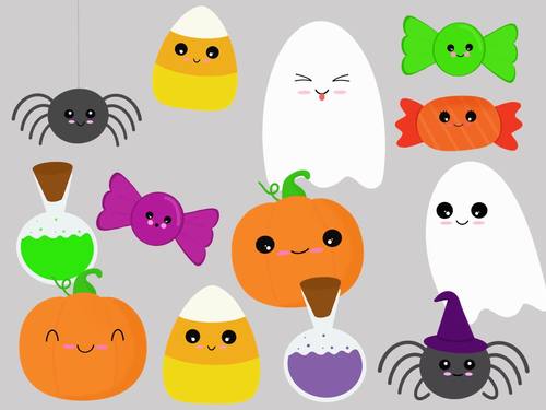 Halloween animated GIFs - arrows, characters and feed the monsters