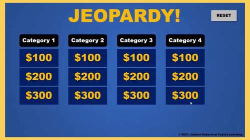 Renewable and Non-Renewable Resources/Energy Jeopardy Game by ZaryLearns