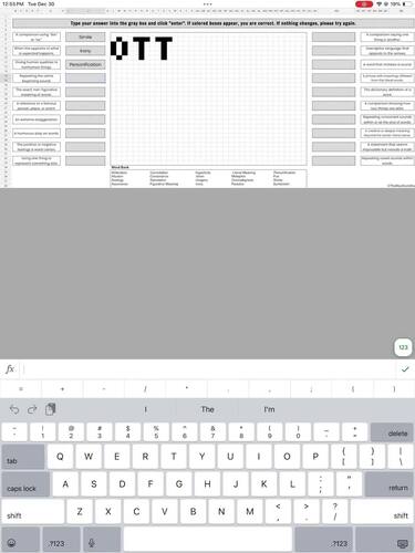 Grammar, Parts of Essay, Figurative Language | ELA Matching Vocab Pixel Art