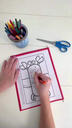 Summer Crab Articulation Folding Surprise Craft by Jennie's Speech Room