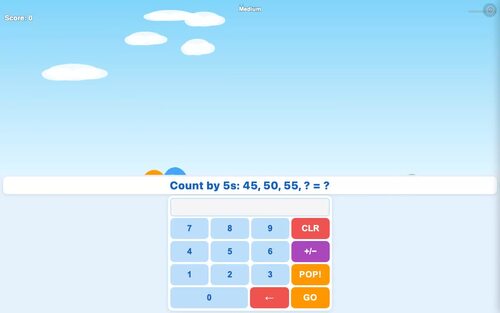 2nd Grade Skip Counting Math Game | Math Center Chromebook by Kick My Math