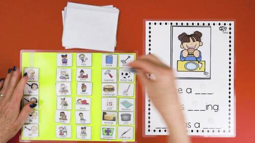 Make Sentences with Verbs + Direct Objects, Sentence Frames & Pictures ...