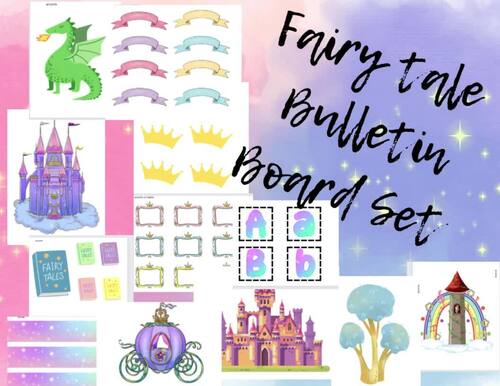Fairy Tale Bulletin Board Set! by The Magic Apple | TPT