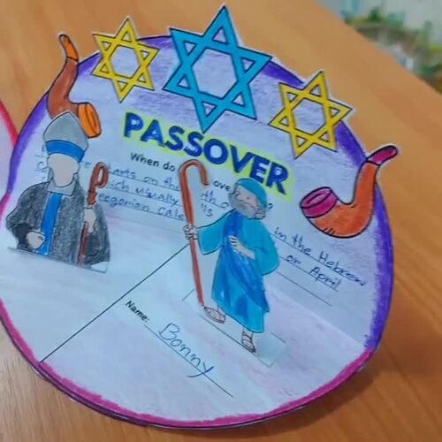 Passover 3D Craft : Writing Prompt Activities /Happy Pessch /Fun & Easy