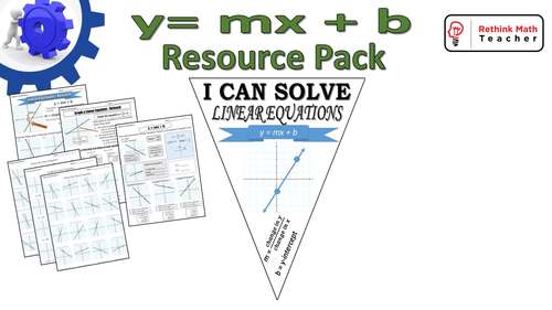 Linear Equations - Learning Stations Resource Pack by Rethink Math Teacher