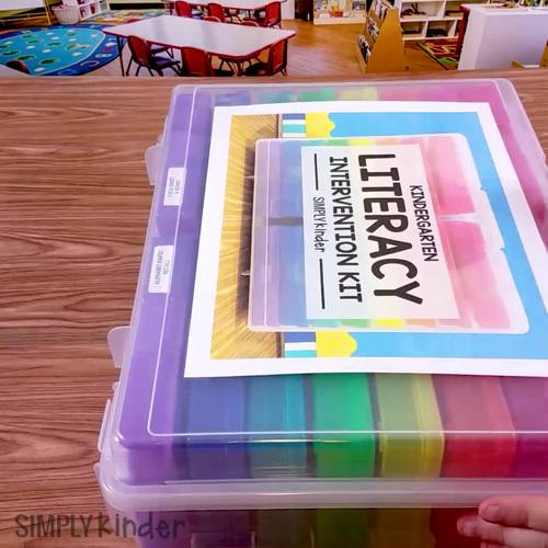 Kindergarten Reading Intervention Kit, Literacy Centers, Small Group ...