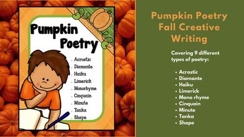 Pumpkin Poetry – Fall Creative Writing by My Teaching Library | TPT
