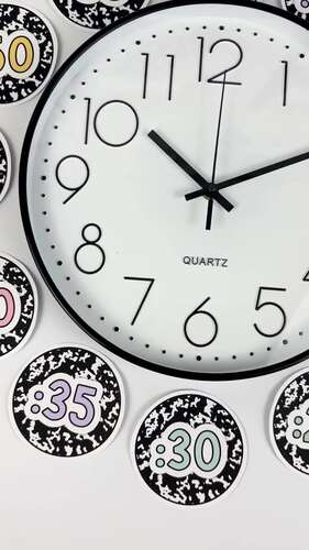 Composition Notebook Classroom Decor Clock Labels & Clock Number Labels