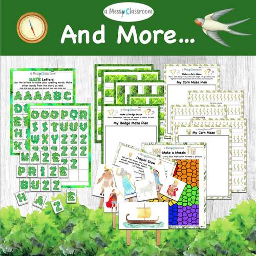 2nd-Grade Thematic Unit Maze Reading Bundle RI.2.1, RI.2.5, W.2.1, RL.2 ...